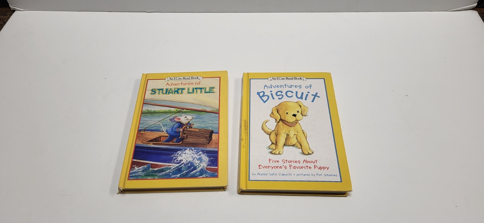 Lot of 2 Easy Readers, Biscuit & Stuart Little Hardcover 9 stories in 2 ...