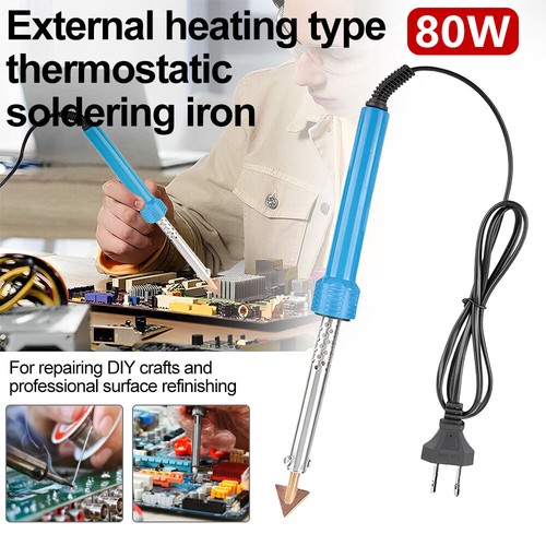 Electric Soldering Iron 80W Plastic Welding Kit w/ Rods Welder Tip ...