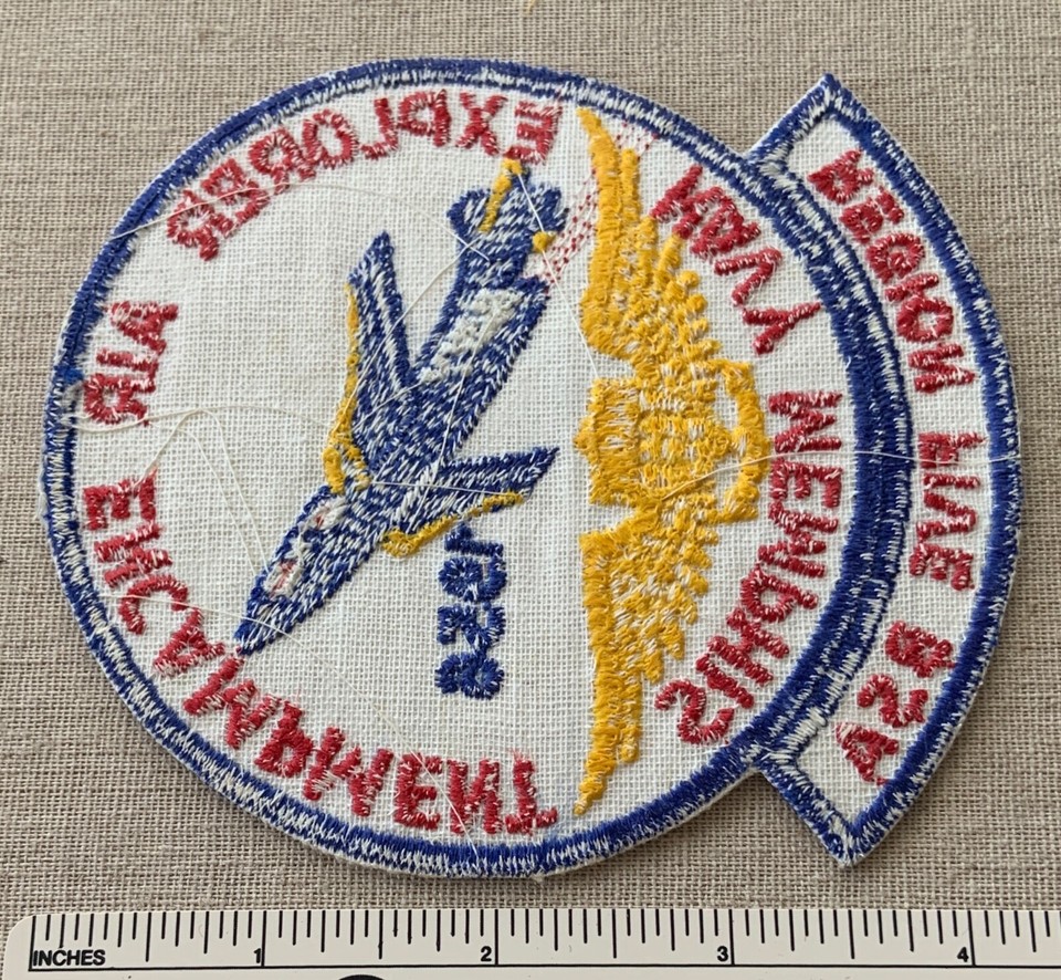 VTG 1956 REGION 5 EXPLORER AIR ENCAMPMENT Boy Scout PATCH Navy Memphis ...