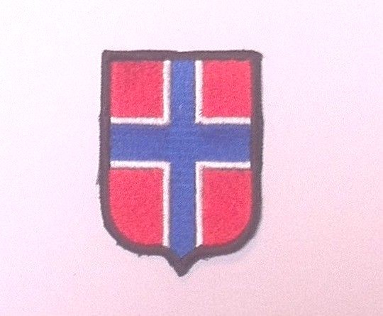 German Army Volunteers Norwegian SLEEVE SHIELD insignia patch for ...
