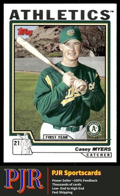 Casey Myers 2004 Topps #301 Oakland Athletics | eBay