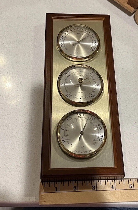 Eaton’s Germany 3-in-1 Weather Station Barometer Thermometer Hygrometer ...