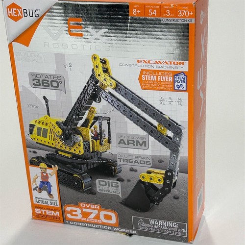 HEXBUG VEX Robotics Excavator Set 370+ Pieces STEM Construction Toy | eBay