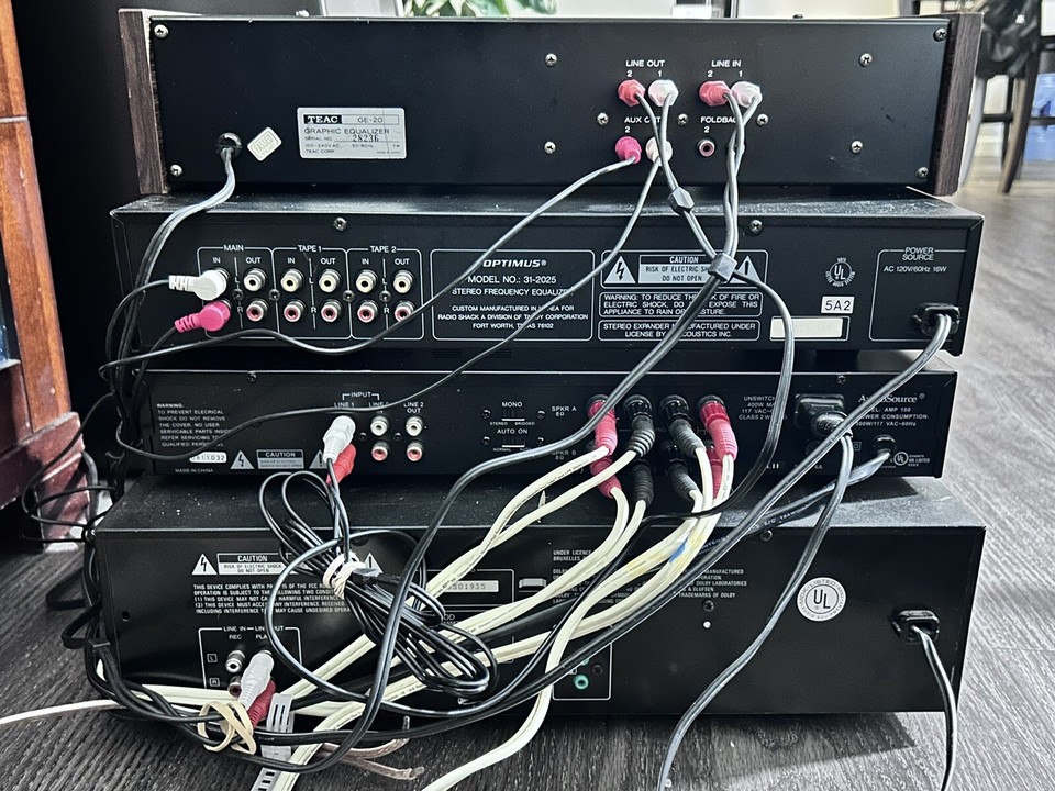 AudioSource Amp 100 2-Channel Stereo Power Amplifier Analog Tested ...