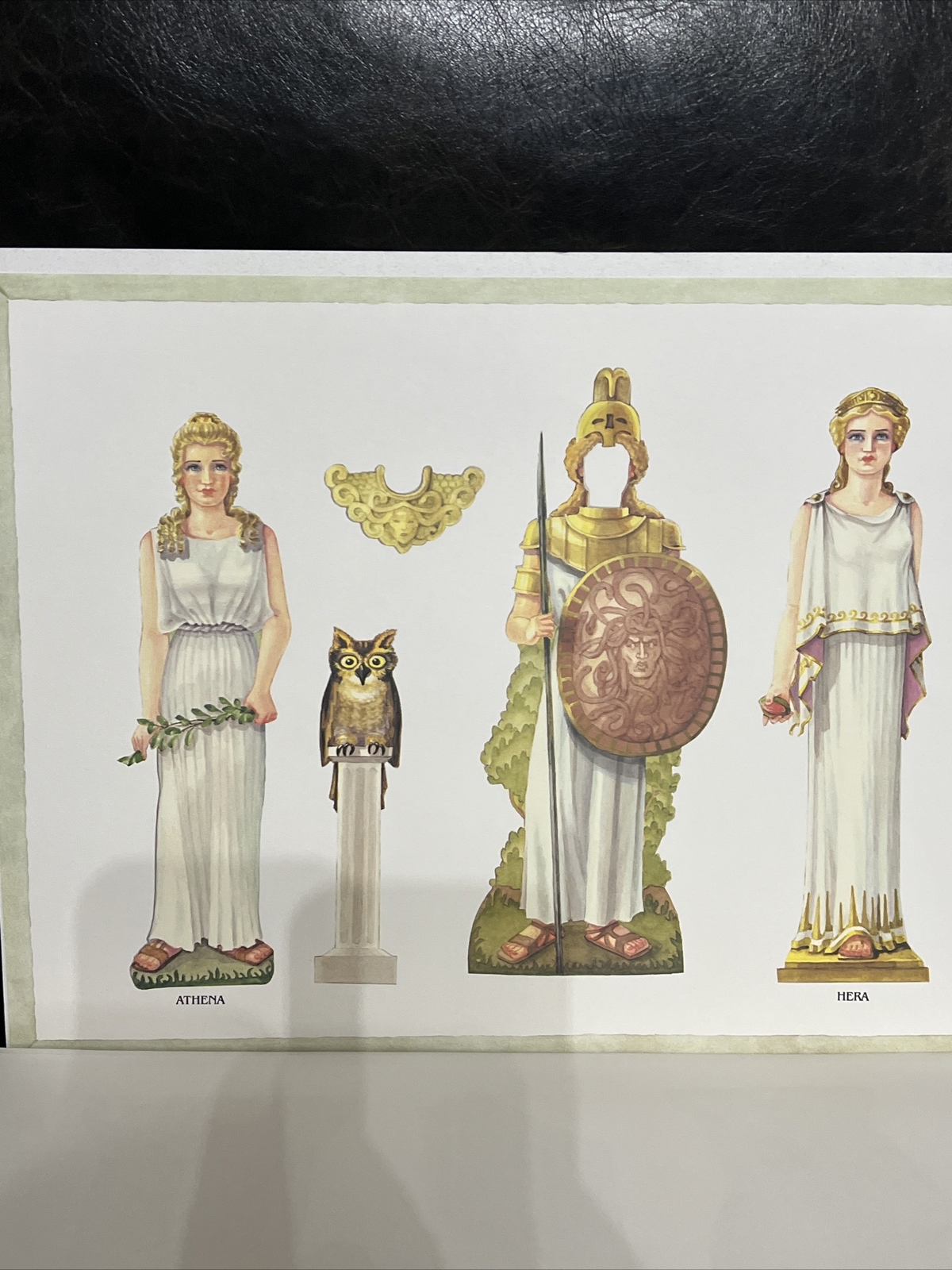 "THE JUDGEMENT OF PARIS" 1989 BY HELEN PAGE UNCUT PAPER DOLLS VINTAGE ...