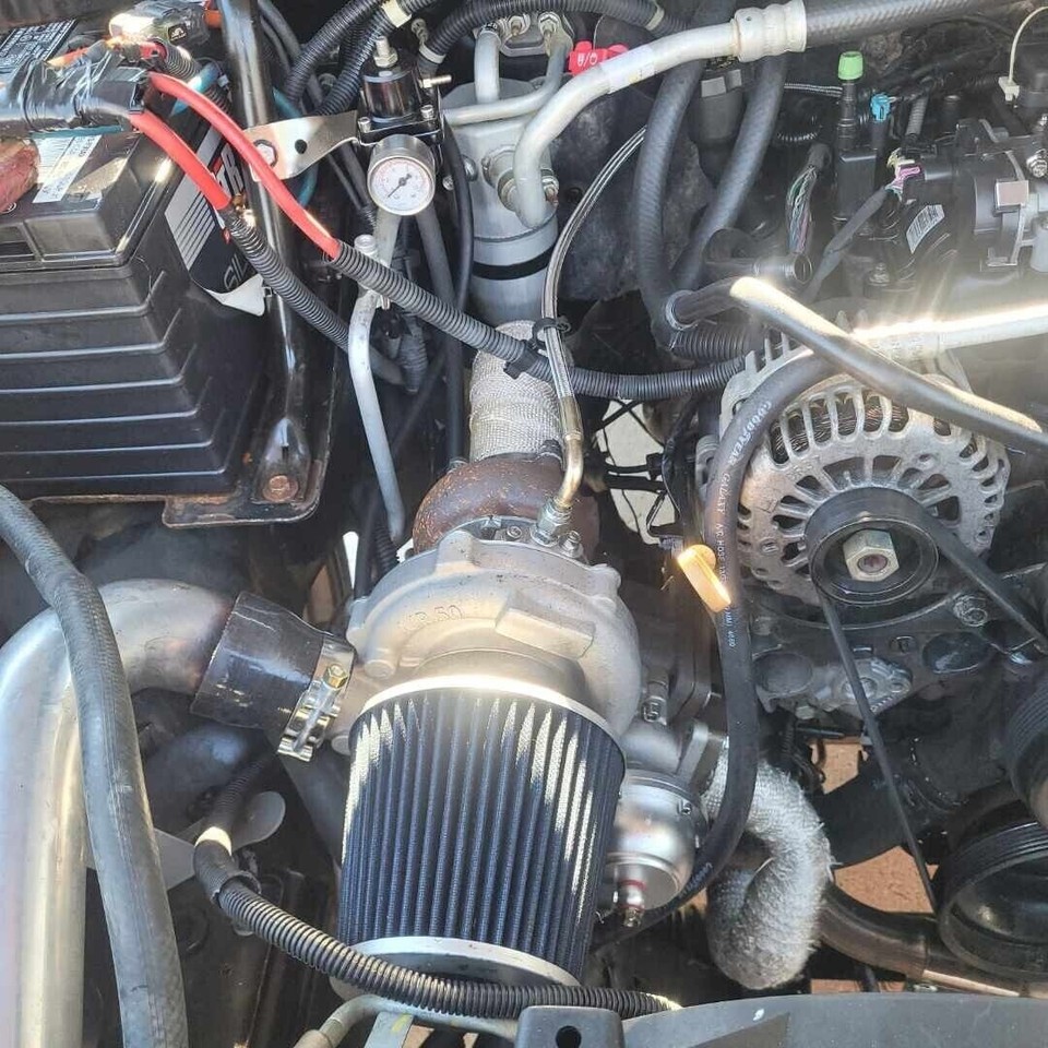 FOR CHEVY GM 4.3L TURBO KIT S10 BLAZER TYPHOON SYCLONE T3 CAST V6 FULL ...