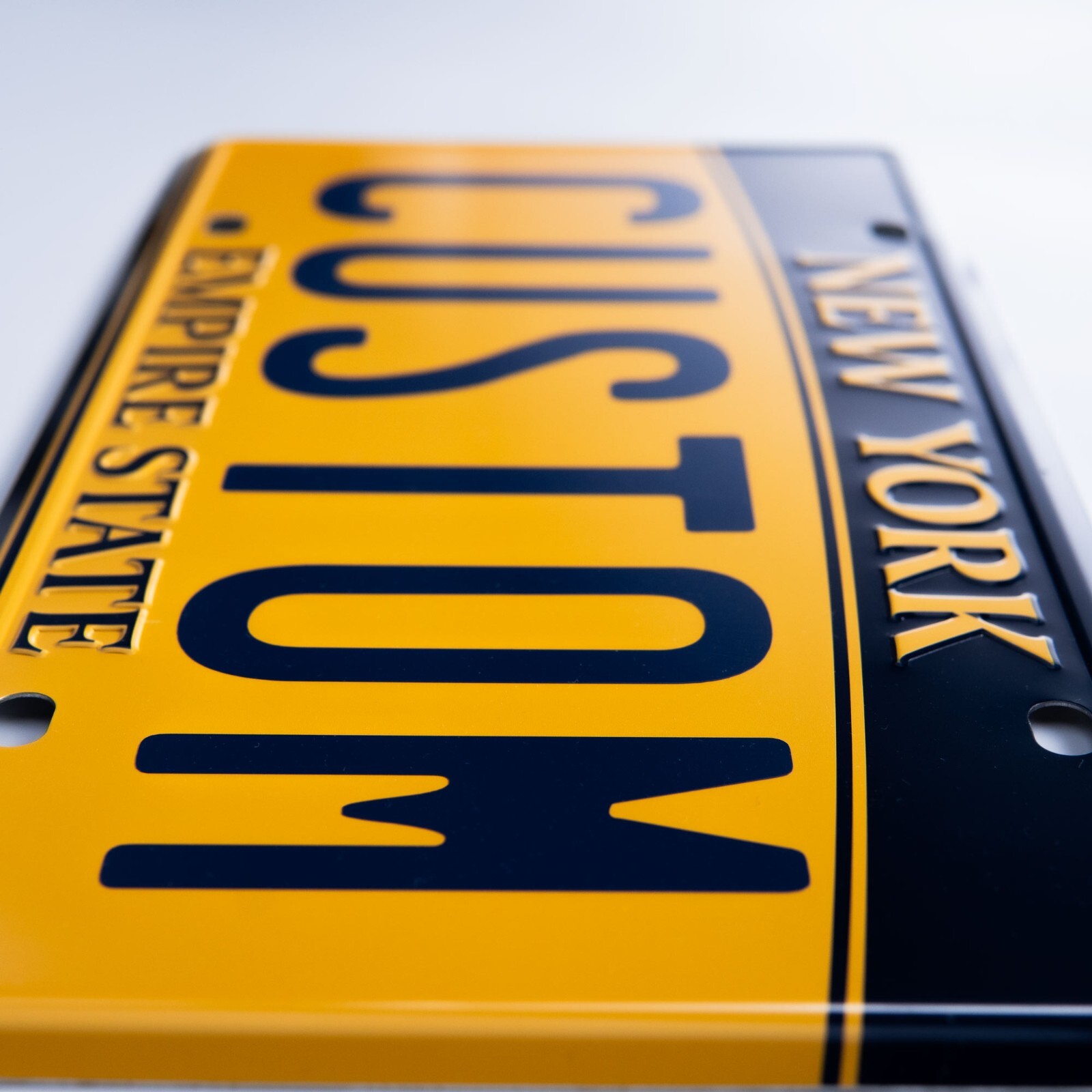 Personalized New York License Plate - Embossed Aluminum & Custom ...