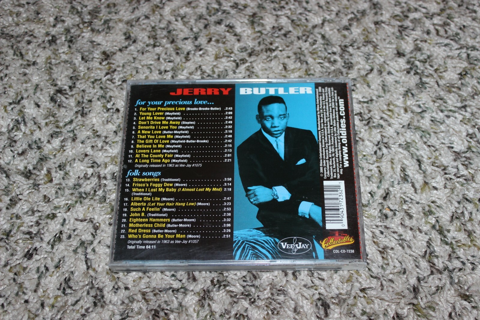 Jerry Butler CD For Your Precious Love.../ Folk Songs 90431723821| eBay