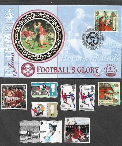 Football-England 1966 World Cup Winners stamps collection-Great Britain ...