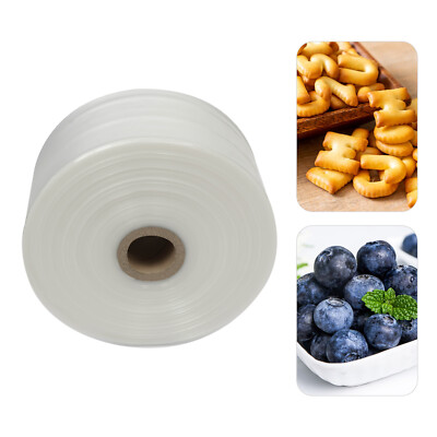 440m x 10cm Clear Poly Tubing Plastic Roll to make Impulse Heat Sealer ...