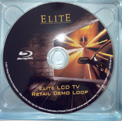Elite LCD TV Retail Demo loop Blu-Ray Disc - *NEW* | eBay