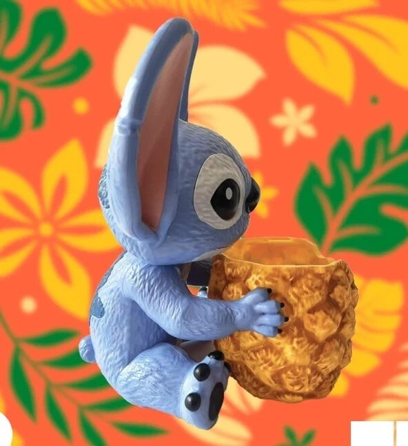 Authentic, Lilo & Stitch Movie Theater 2025 Pineapple Popcorn Bucket ...