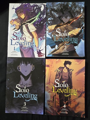 Solo Leveling Manga Manhwa Books Vol. 1-4 English Paperback (Set of 4 ...