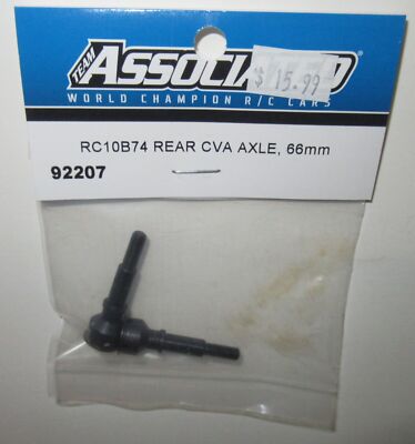 Team Associated RC10B74 Rear CVA Axles, 66mm #92207 | eBay