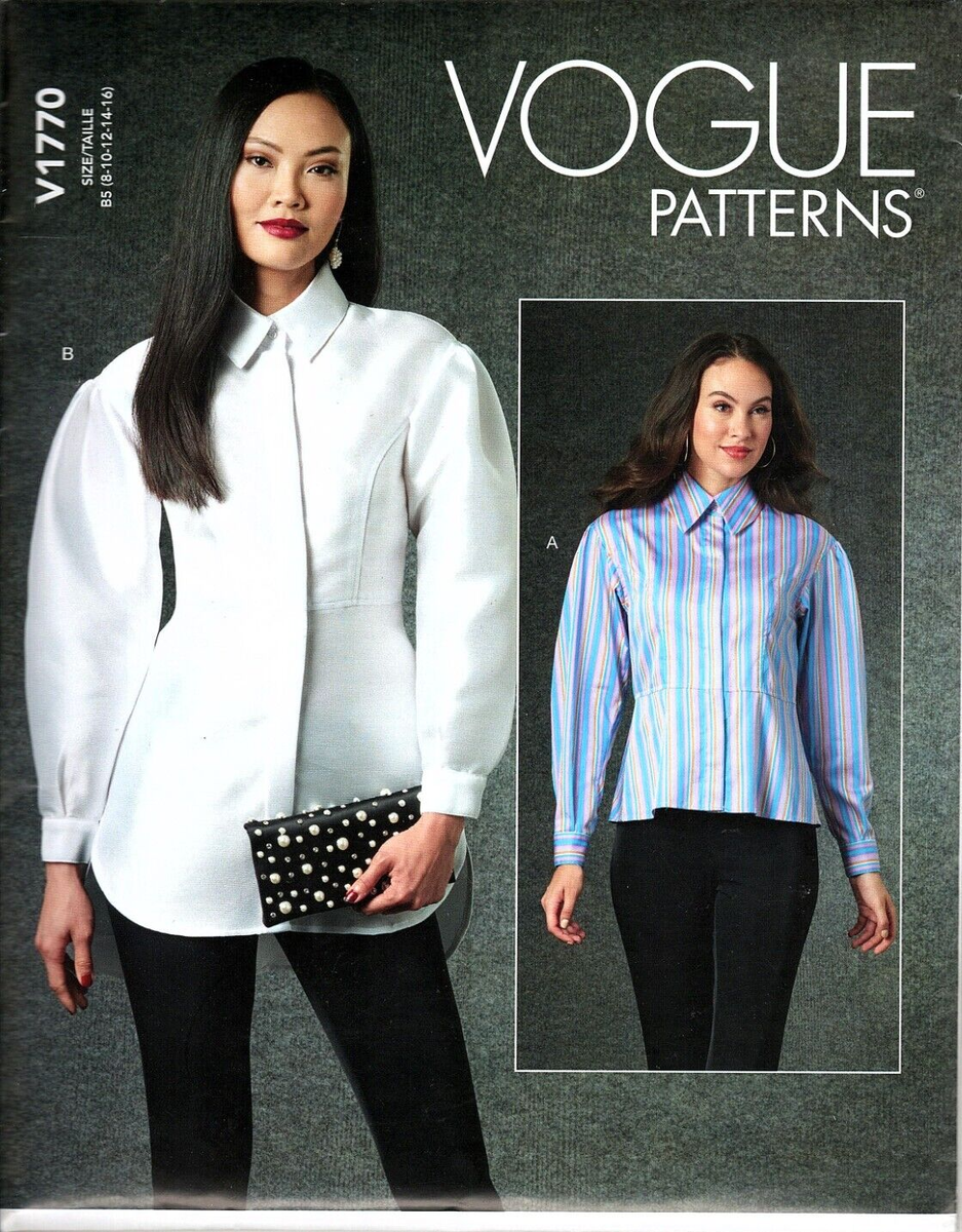Vogue Blouse Sewing Patterns