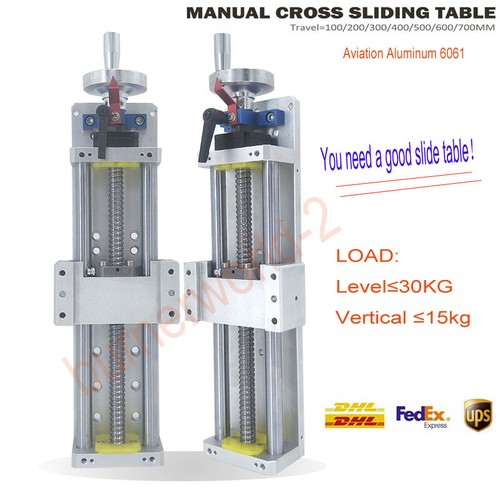 CNC Cross Slide Linear Rail Module Sliding Table SFU1605 Ballscrew ...
