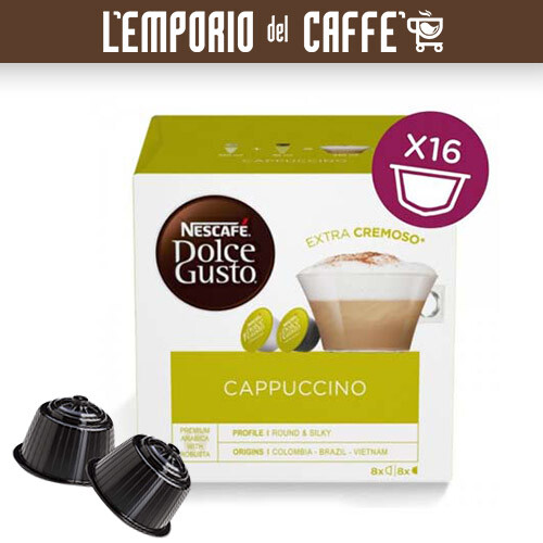 48 Capsule Nescafe Dolce Gusto Cappuccino con Caffe Corposo e Latte ...