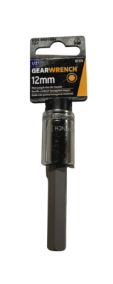 GearWrench 1/2" Drive Mid Length 12mm Hex Bit Socket 82574 | eBay