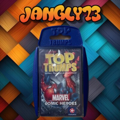 B/N SEALED GERMAN MARVEL COMIC HEROES TOP TRUMPS 2002 | eBay UK