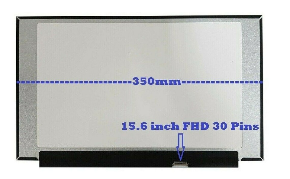Genuine 15.6" N156HCA-EA1 Rev.C1 FHD LED LCD Screen For HP HQ-TRE 71025 ...