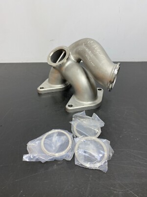 1993 MAZDA RX7 FD ARTEC SINGLE TURBO EXHAUST MANIFOLD V BAND NEVER USED ...