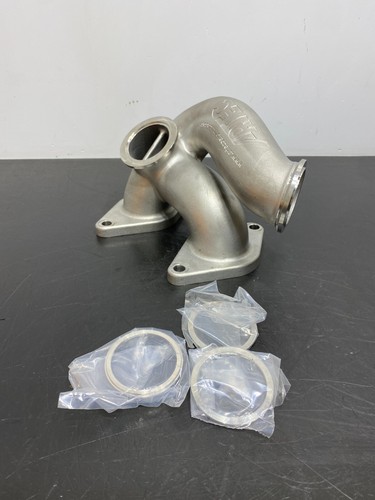 1993 MAZDA RX7 FD ARTEC SINGLE TURBO EXHAUST MANIFOLD V BAND NEVER USED ...