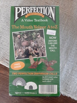 Jim Clay Perfection Turkey Calls The Mouth Yelper A to Z VHS Tape ...