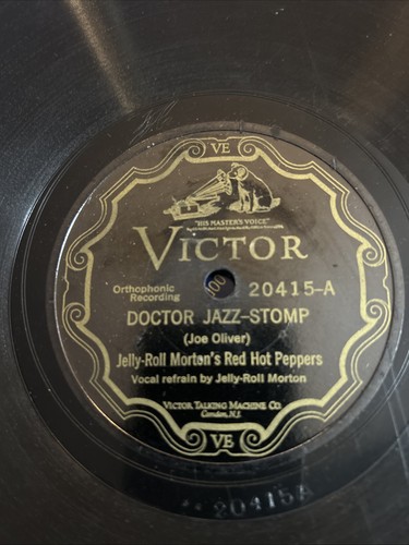 Jelly Roll Morton Victor (scroll) 20415 Doctor Jazz | eBay