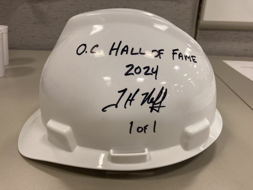 Tom Neff Autographed Hard Hat. 1/1. One Of One. Hall Of Fame. | eBay