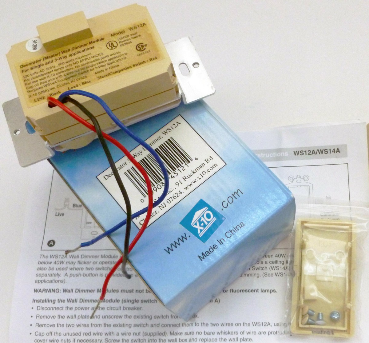 X10 Decorator Dimmer 3 Way Switch Dave Erickson X10 Home Automation