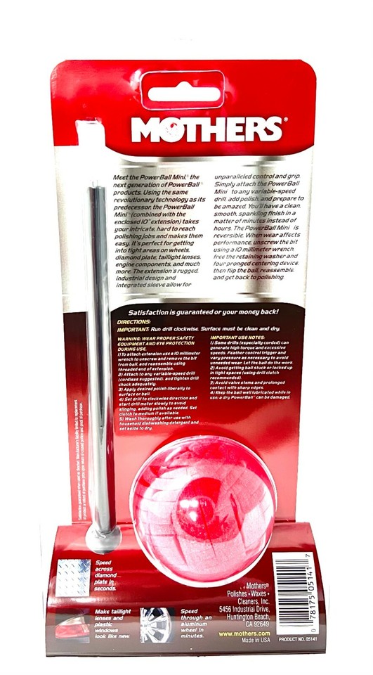 MOTHERS 05141 (6 Pack) Powerball Mini - 10" Quick Swap Bit Extension ...