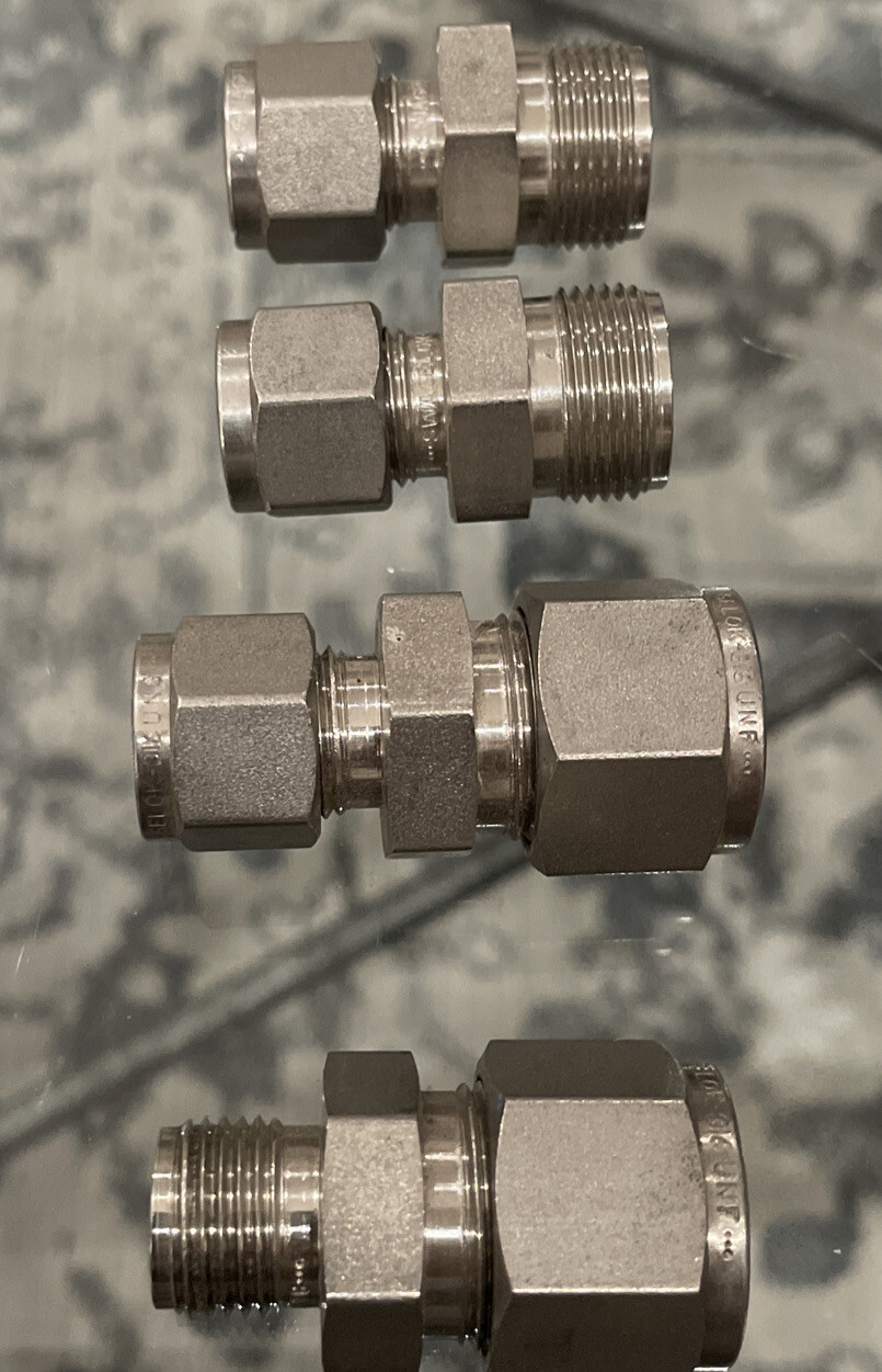 (4) Swagelok Hex Fitting 3/4" - 1/2" Stainless Steel *SEE PHOTOS* | eBay