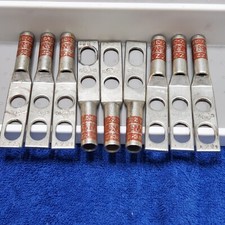 IZZY #2 solid & #4 str 2 Hole Universal Compression Lugs 3/4” - 1 ...