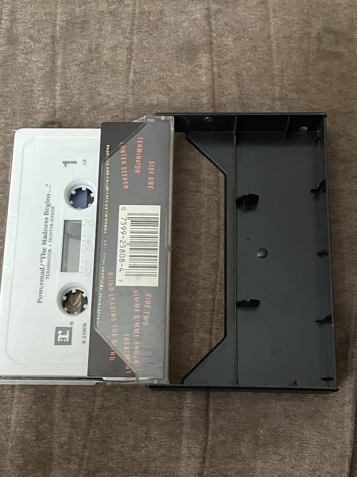 Powermad The Madness Begins EP Cassette Tape 1988 Thrash Testament ...