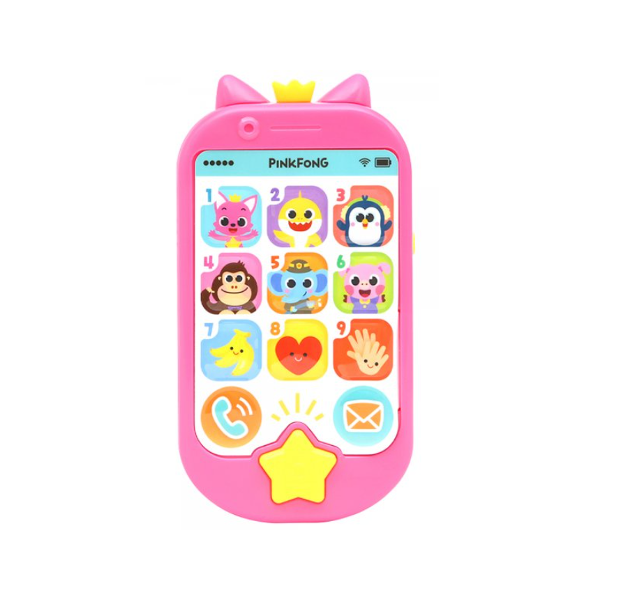 Pinkfong Baby Shark Pop Up Toy Smart Phone With Kids Songs