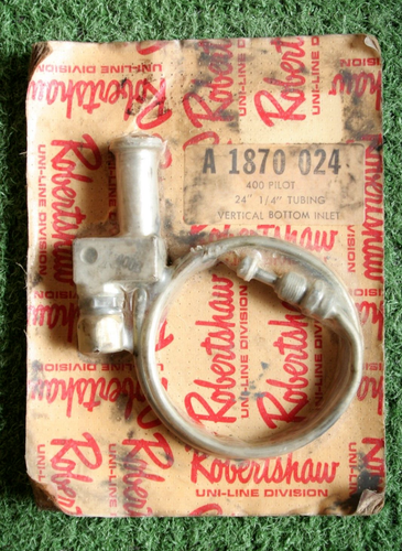 ROBERTSHAW 400 Pilot 24" 1/4" Tubing Vertical Bottom Inlet Model A 1870 ...