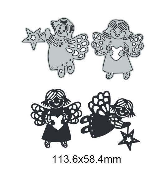 Angel Metal Cutting Dies Scrapbooking Album Paper Cards Cut Embossing ...