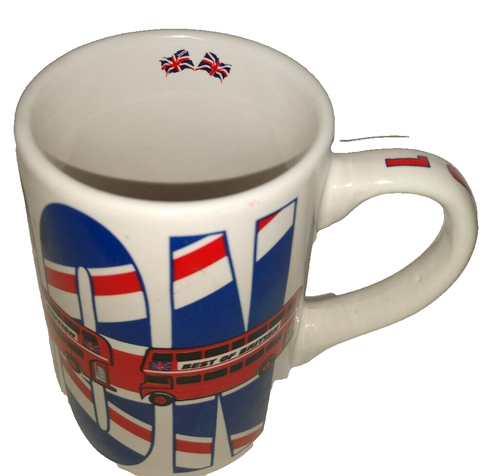 London Flag Tour Bus Elgate Ceramics Coffee Tea Mug Rare in USA Best of ...