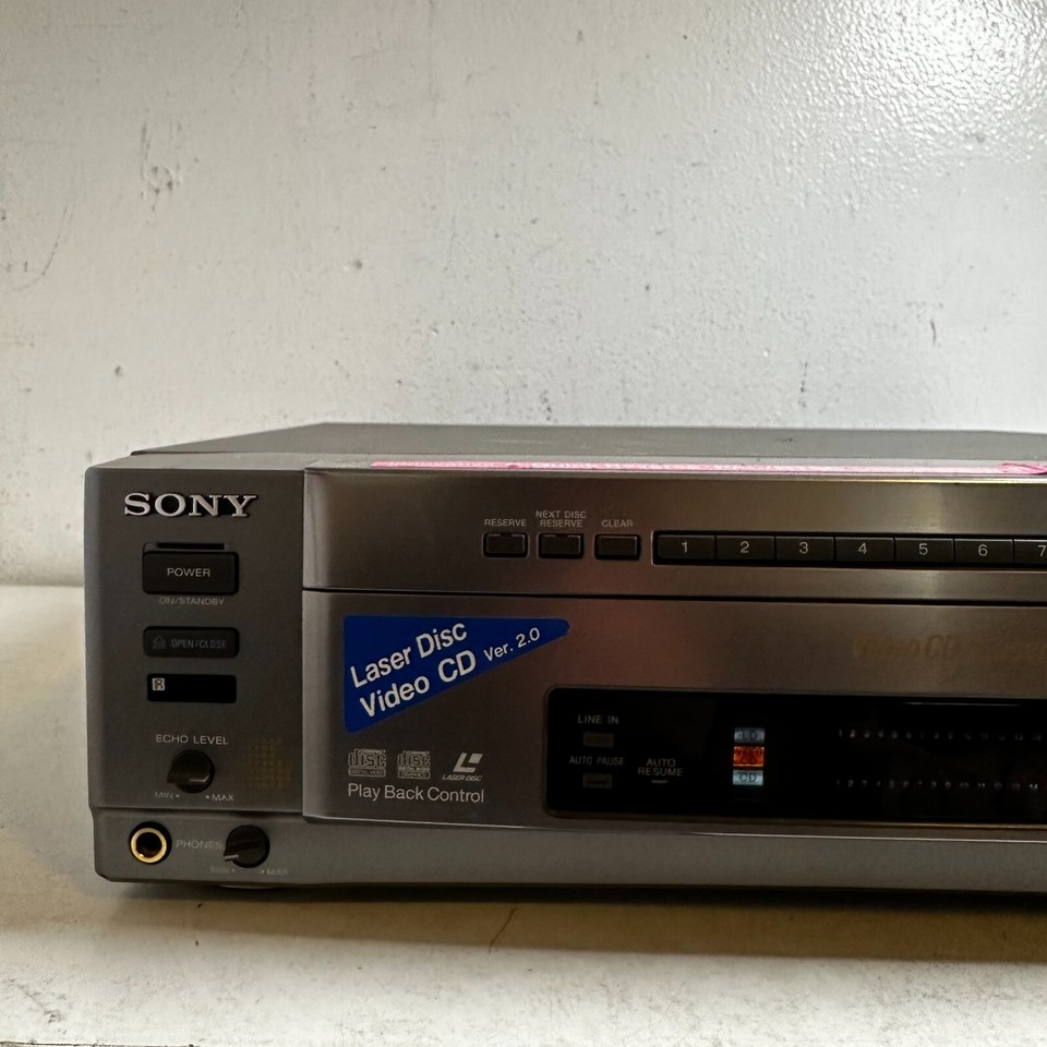 Sony MDP-V8K Digital Display C-Quick Reverse Laser Disc Video Cd & LD Player | eBay