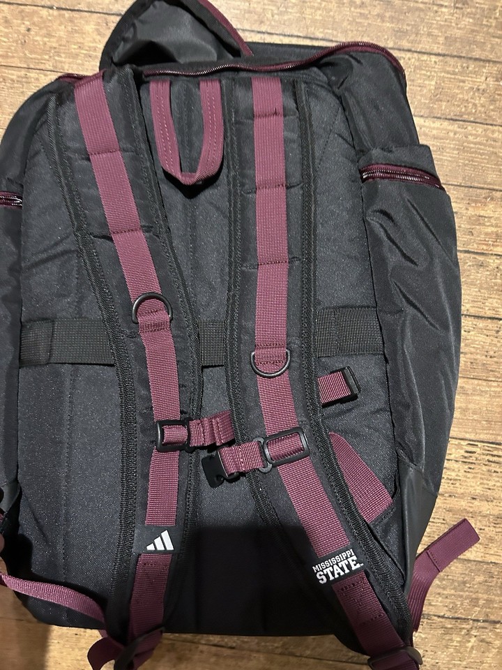 Adidas Mississippi State Baseball Team Issued Backpack NWT | eBay