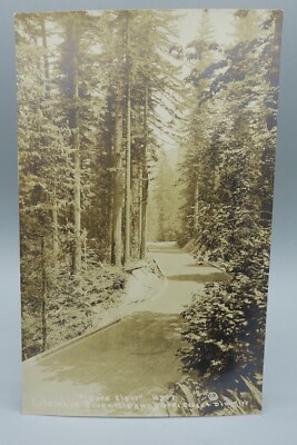 Figure Eight Road Columbia River Highway Oregon Cross Dimmett RPPC ...