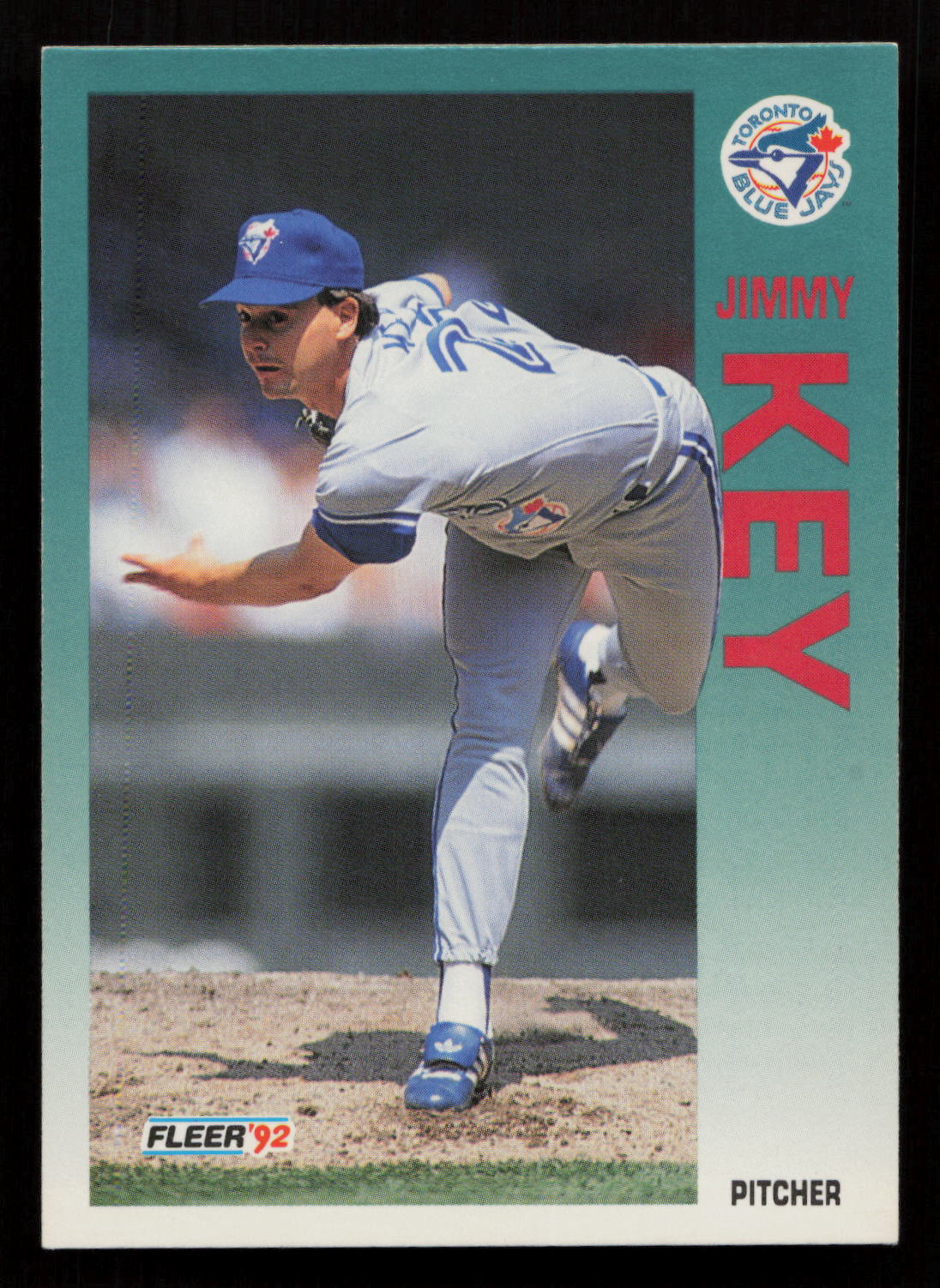 1992 Fleer Jimmy Key #332a Toronto Blue Jays Baseball Card | eBay