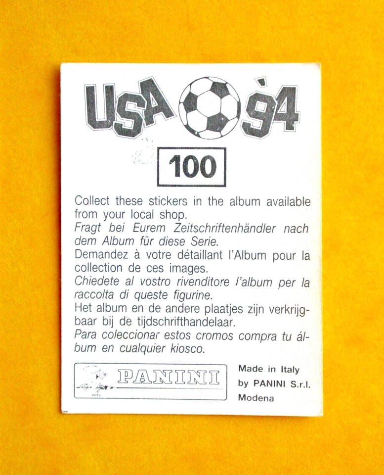 100 CARLOS BLEDORN "DUNGA" / BRASIL / WORLD CUP USA-94 1994 / PANINI | eBay