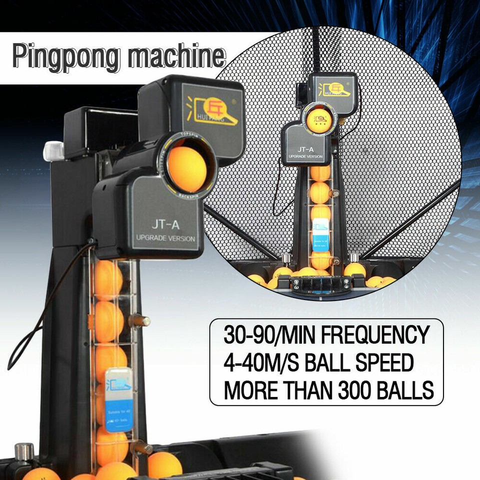 Table Tennis Robot with Net Ping Pong Ball Practice Machine Automatic ...
