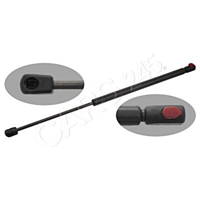 FEBI Left Black Bonnet Gas Spring Strut Fits MERCEDES A209 C209 00-11 ...