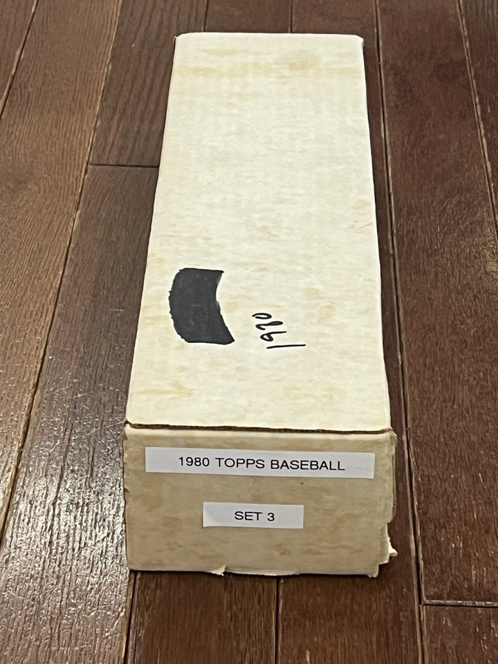 1980 Topps Baseball Complete Set 1-726 NM-MT Henderson RC Ryan & More ...