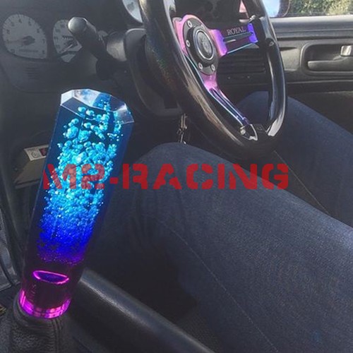 ShiFT Knob Stick Crystal Transparent Bubble Purple Blue Throw Gear ...