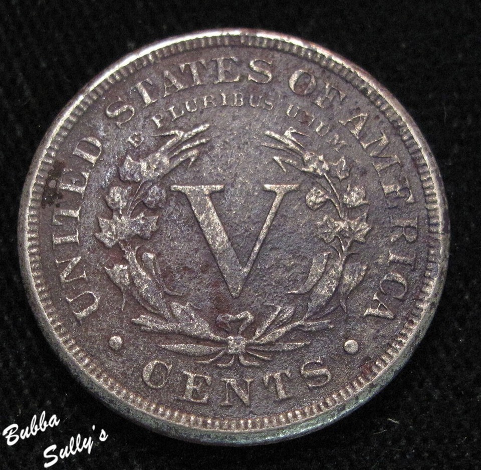 1886 Liberty Head 'V' Nickel VG to F Details | eBay