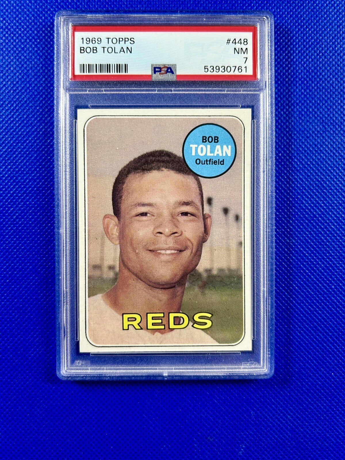 1969 Topps #448 Bob Tolan Cincinnati Reds PSA 7 NM NEAR-MINT | eBay