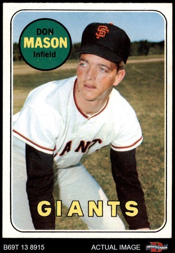 1969 Topps #584 Don Mason Giants 8 - NM/MT | eBay